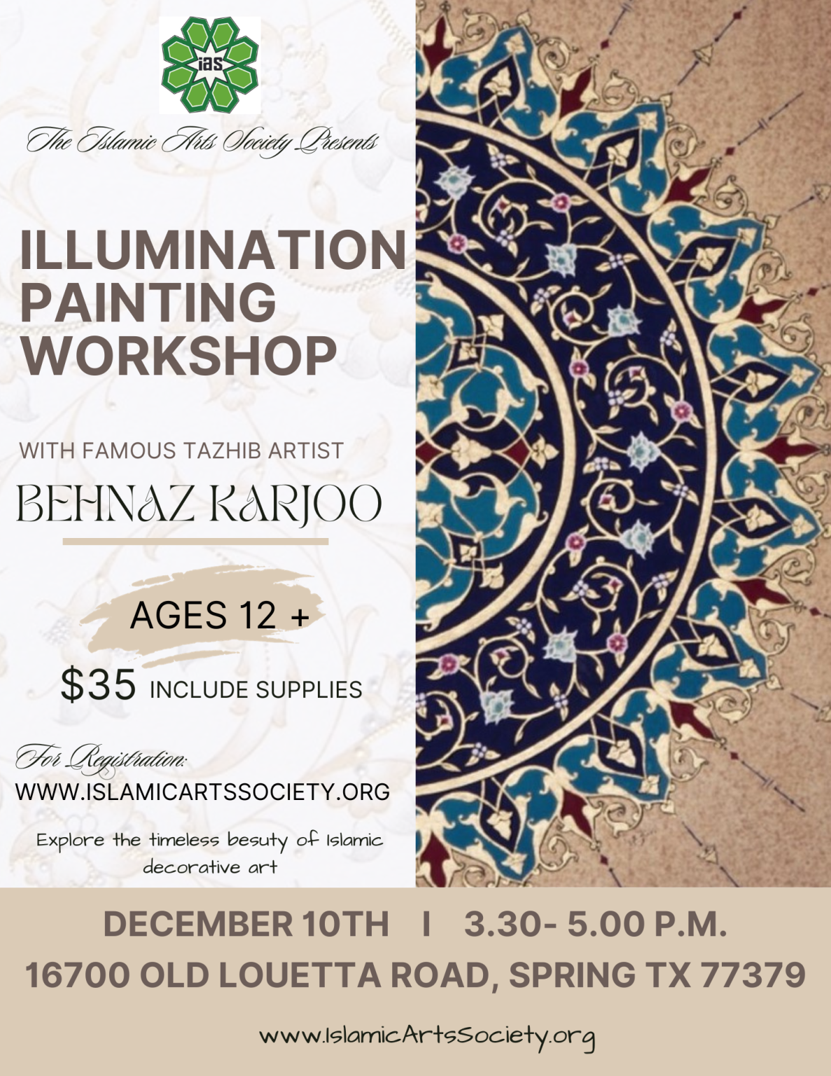 10th Annual Islamic Arts Festival - Islamic Arts Society